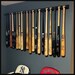 Vertical Baseball Bat Display Rack for Regular Bats priced by the Inch ...