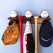 Baseball Bat Rack With Baseball Shelf Hat and Jersey Hangers - Etsy