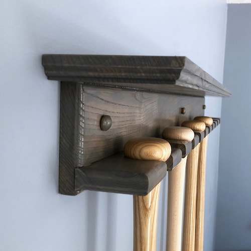 Vertical Baseball Bat Display Rack for Regular Bats priced by - Etsy