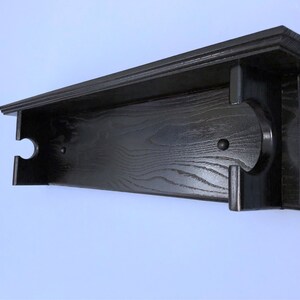 Horizontal Single Baseball Bat Rack With Trophy or Ball Shelf for ...