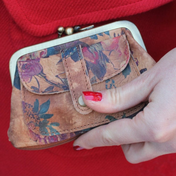 Floral Coin Purse - Etsy