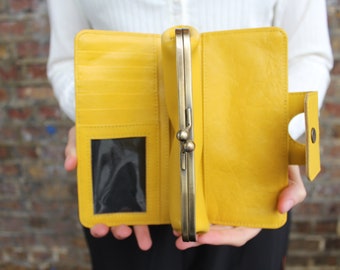 Large Clasp Wallet - Etsy