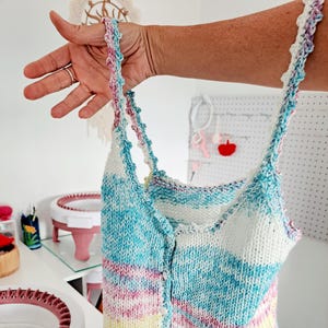 Easy Sentro Knitting PDF Pattern for a Summer Top for Beginners Using ...