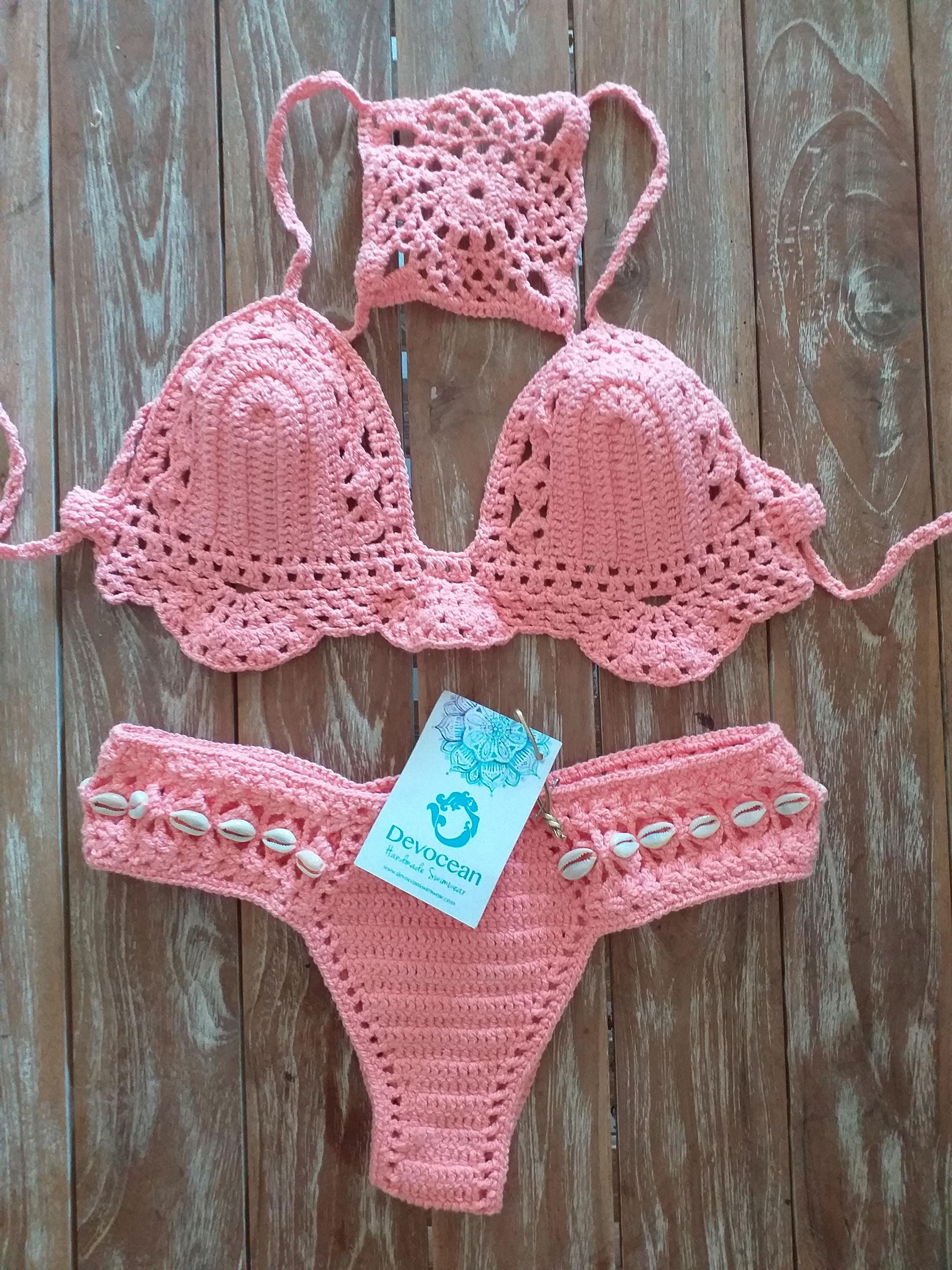 DIY Crochet Cheeky Bikini PDF Pattern - Boho Crochet High Waisted ...