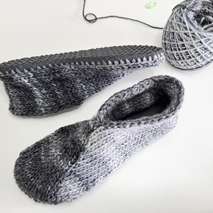 DIY Crossover Slippers Pattern for Addi Express Knitting Machine or ...