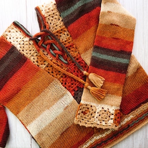 Sentro Knitting Machine Sweater PDF Pattern! Addi King Knit Jumper With ...