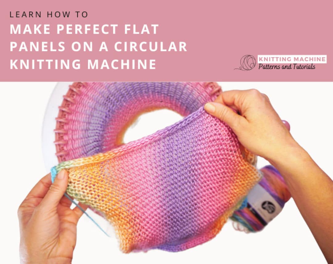 How to Knit A Flat Panel on the Sentro or Addi Circular Knitting ...