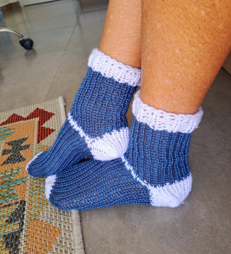 Knitted Socks Pattern for Addi Express Knitting Machine or Sentro 22 ...