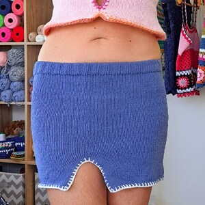 Knitted Skirt Pattern for ALL SIZES Made With Sentro Circular Knitting ...