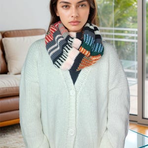 Easy Sentro Knitting 48 Pin Machine Infinity Scarf—warm Scarve Pattern ...