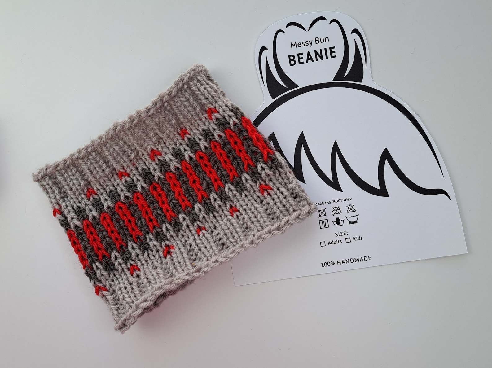 PRINTABLE Messy Bun Template - Downloadable PDF - Bun Beanie Display ...