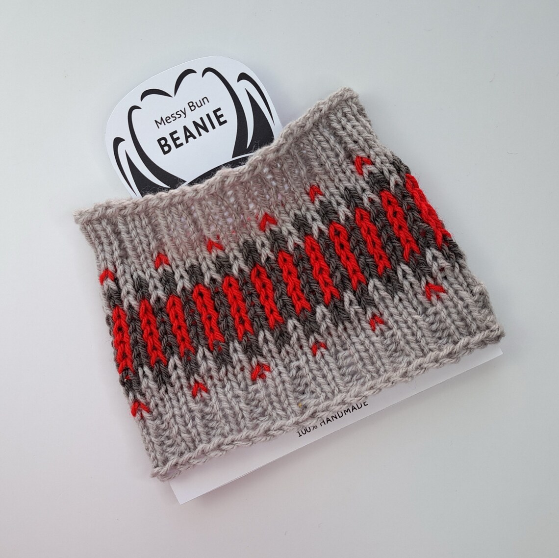 PRINTABLE Messy Bun Template - Downloadable PDF - Bun Beanie Display ...