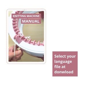 Sentro Knitting Machine Instructions and PDF User Manual - Easy to ...
