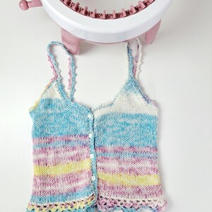 Easy Sentro Knitting PDF Pattern for a Summer Top for Beginners Using ...