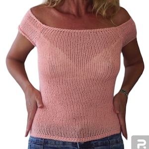 OFF SHOULDER Top Knitting PDF Pattern for Sentro Knitting Machine or ...