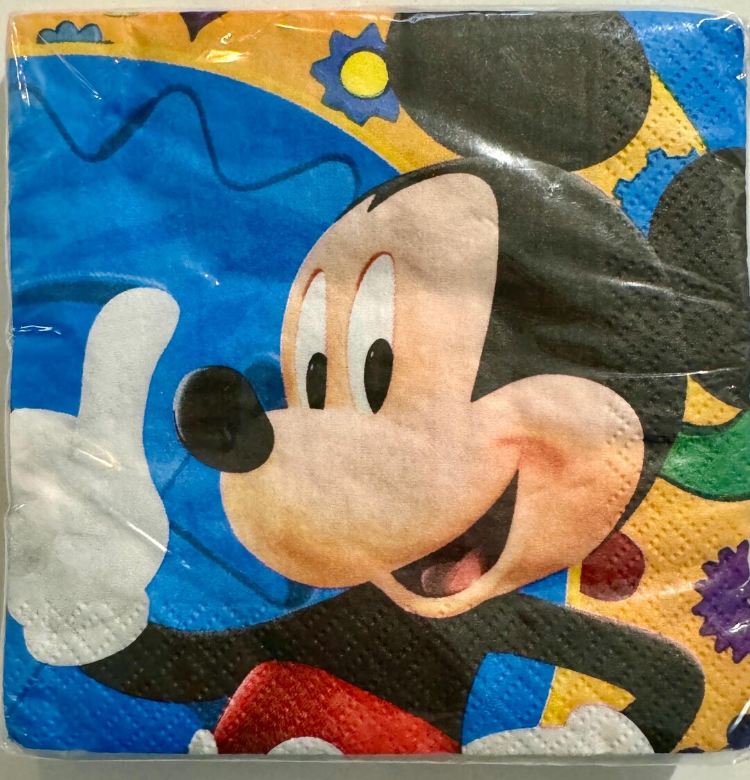 Mickey Mouse Club House Small Napkins (16ct) - Etsy