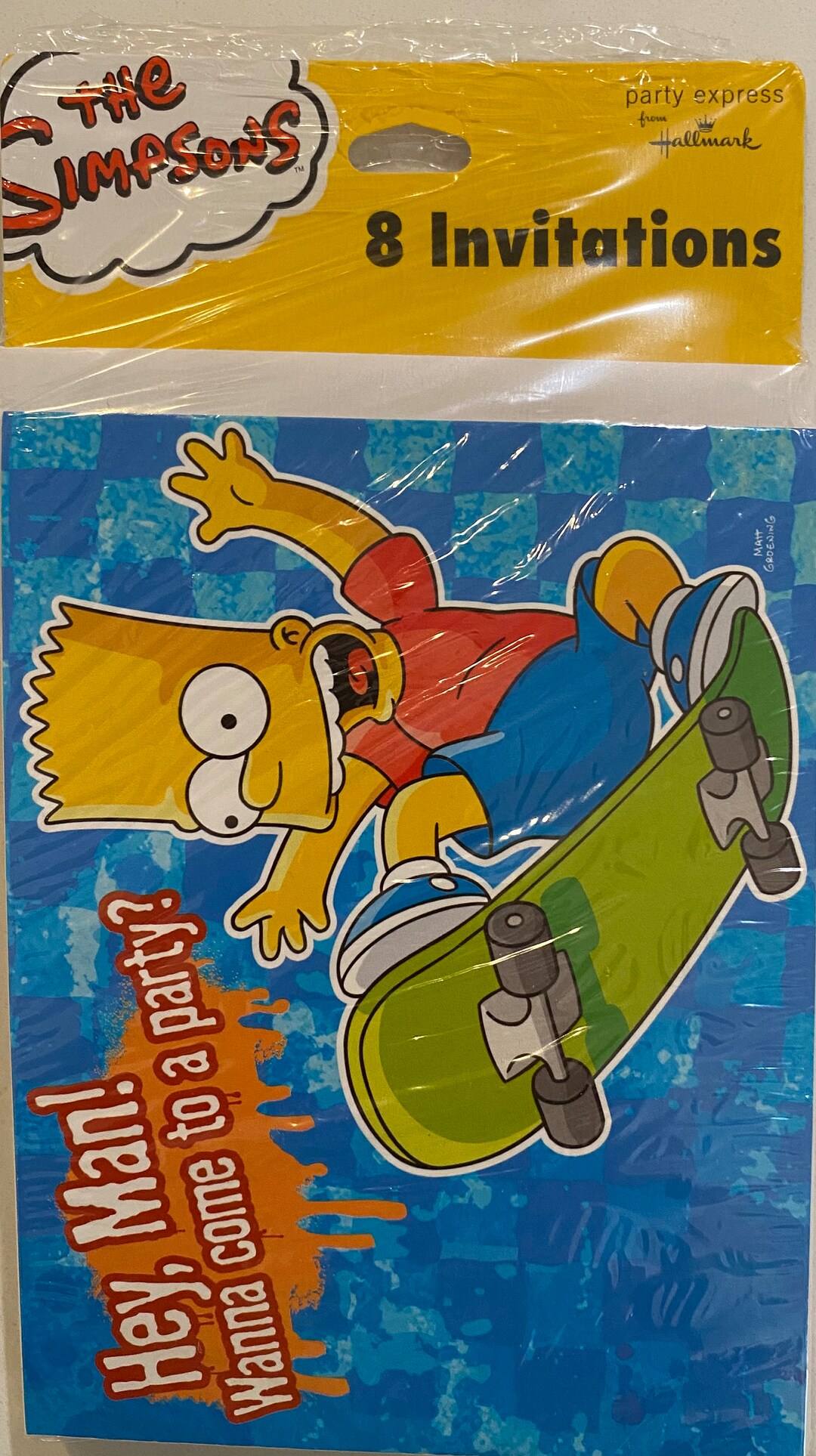 The Simpsons Invitations 8ct - Etsy
