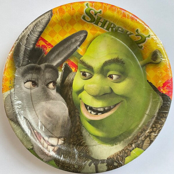 Shrek Plates - Etsy