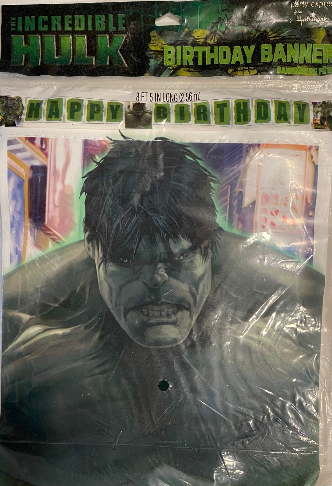The Incredible Hulk-banner 1ct - Etsy