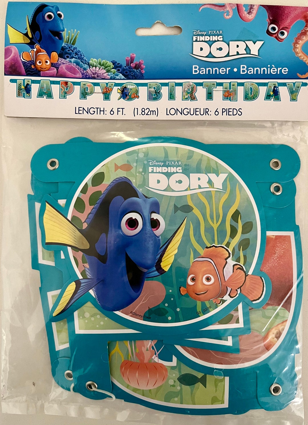Finding Dory Birthday Banner (1ct) - Etsy