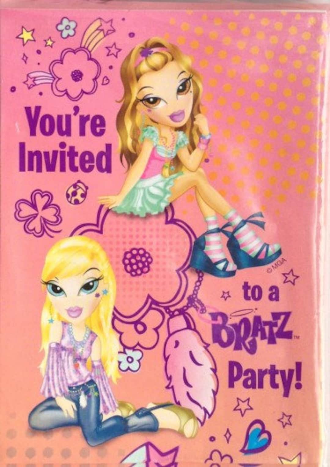 Bratz-lucky-and-charmed-invitations (8 Ct) - Etsy