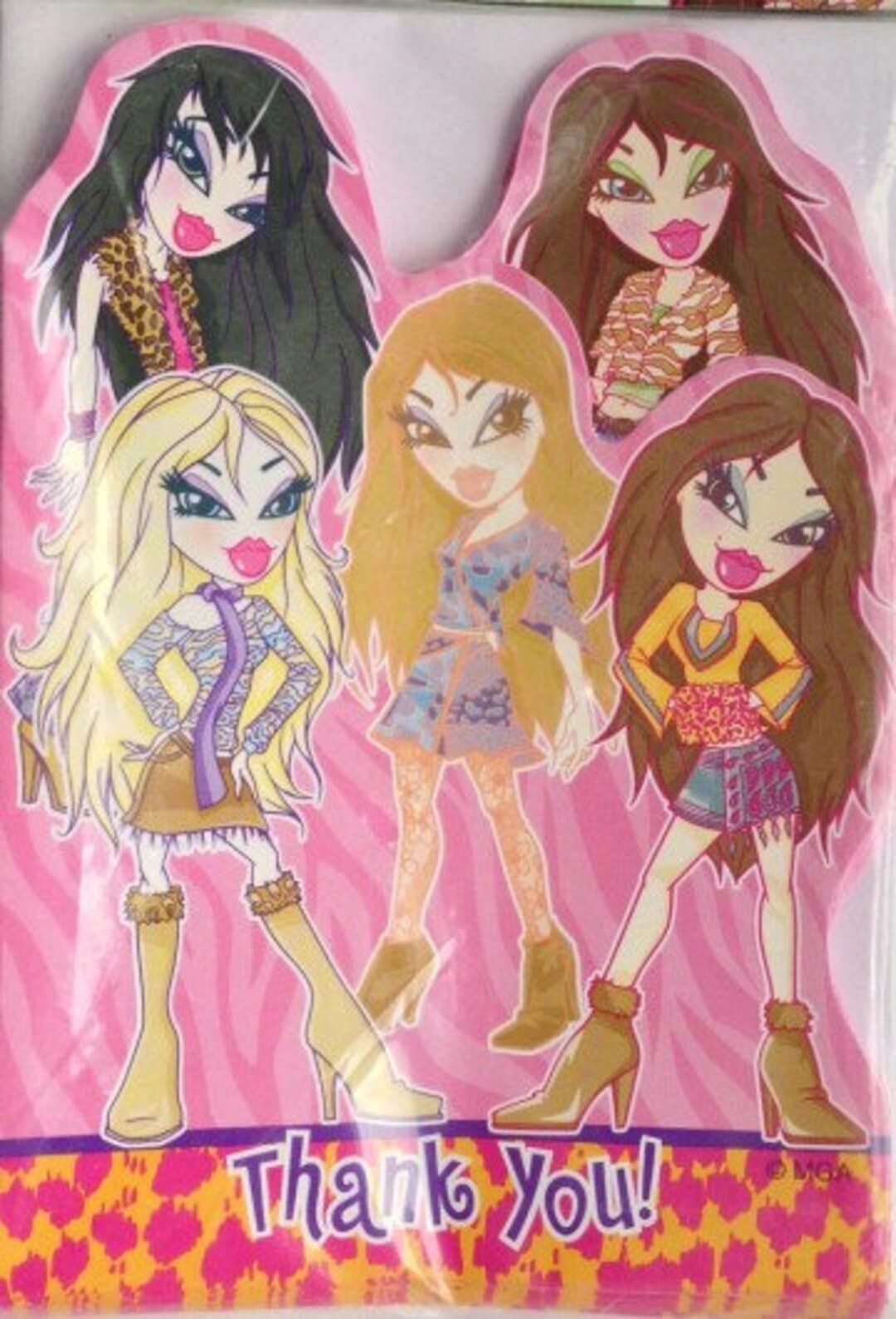 Bratz-fashion-thank-you-cards (8 Ct) - Etsy
