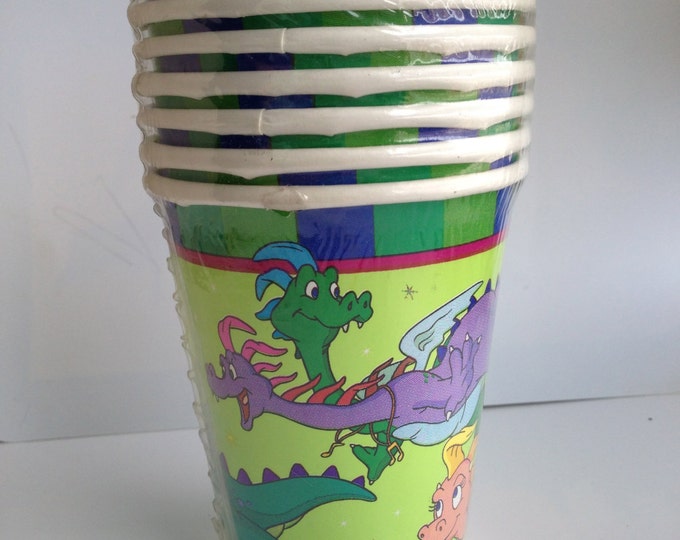 Dragon Tales 9oz Paper Cups (8ct) - Etsy