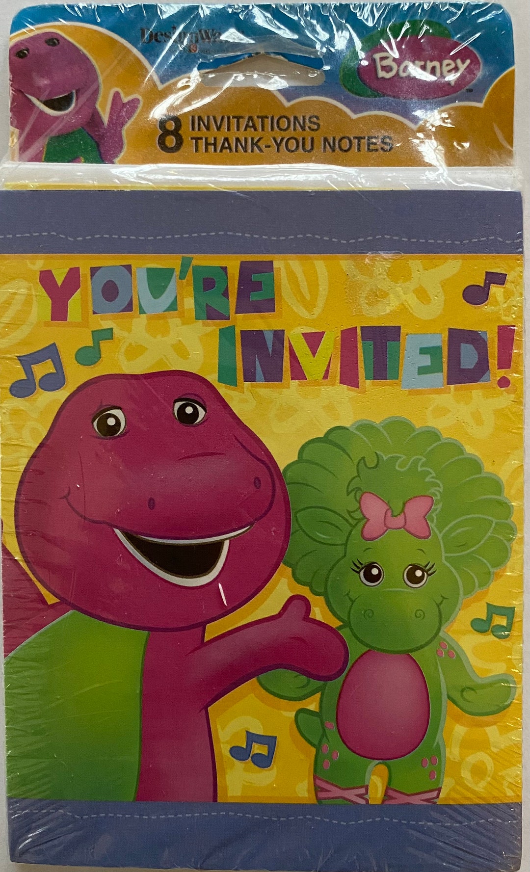 Barney Invitations & Thank You Notes (8ct) - Etsy
