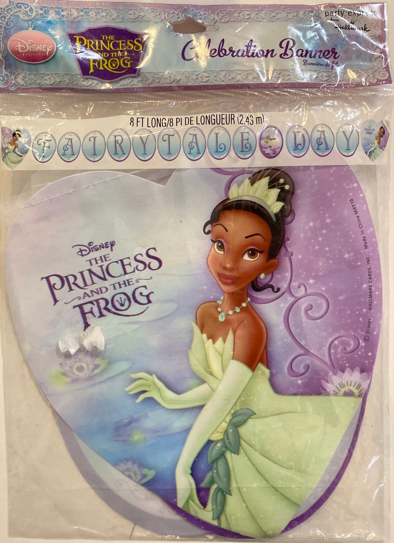 Princess and the Frog Birthday Banner (1ct) - Etsy