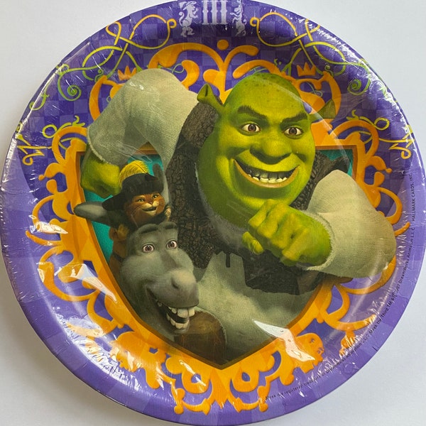 Shrek Plates - Etsy