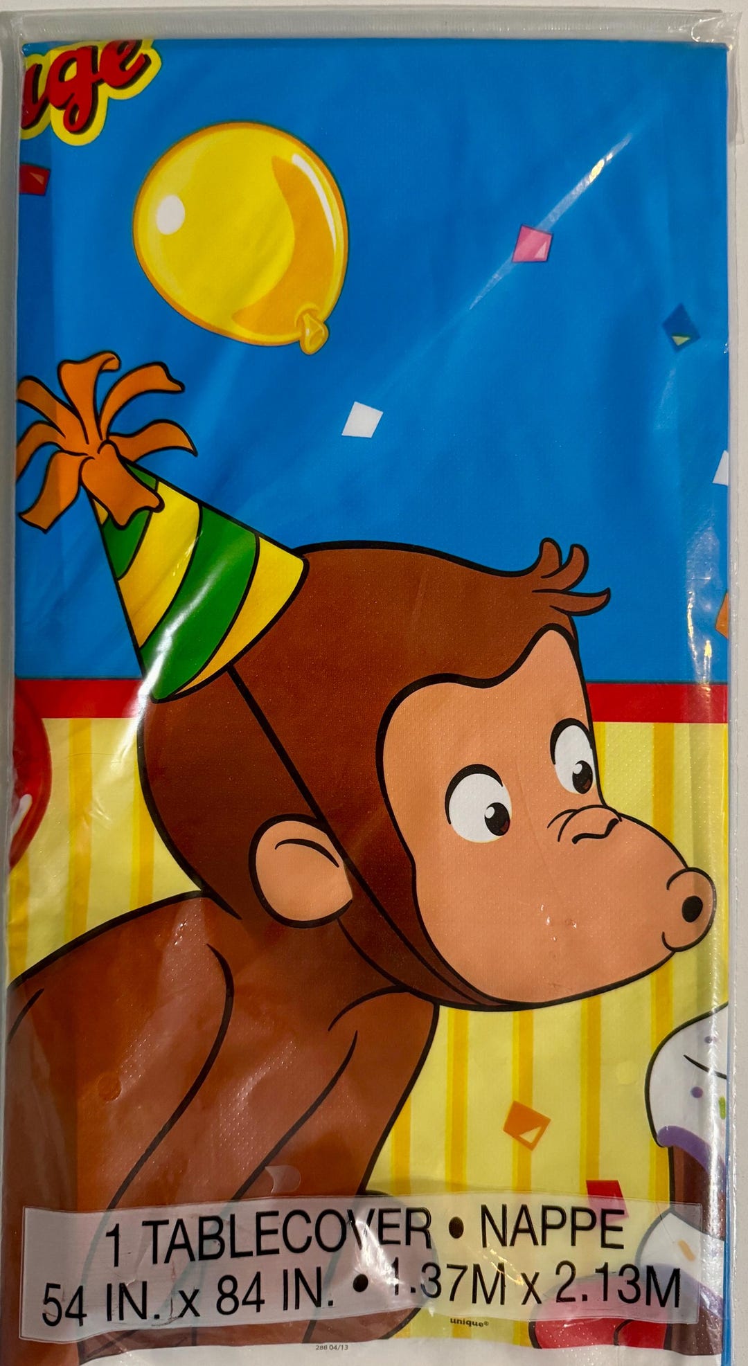 Curious George Table Cover (1ct) - Etsy