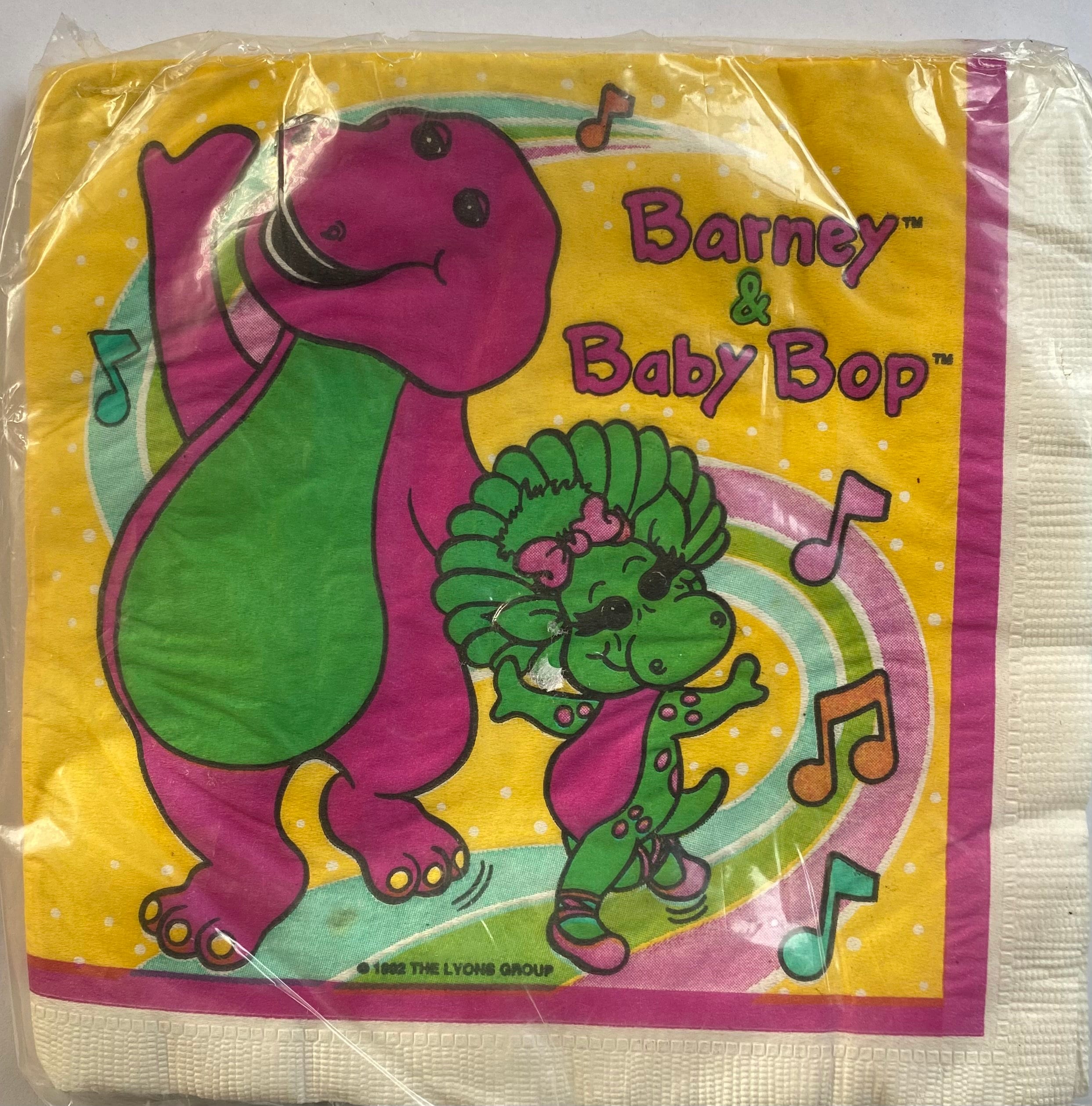 Barney & Baby Bop Large Napkins (16ct) - Etsy