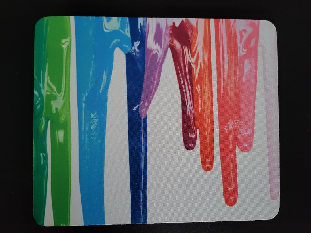 Paint Drip Mouse Pad - Etsy