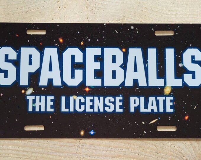Spaceballs the License Plate Metal Vanity Plate Featuring the - Etsy