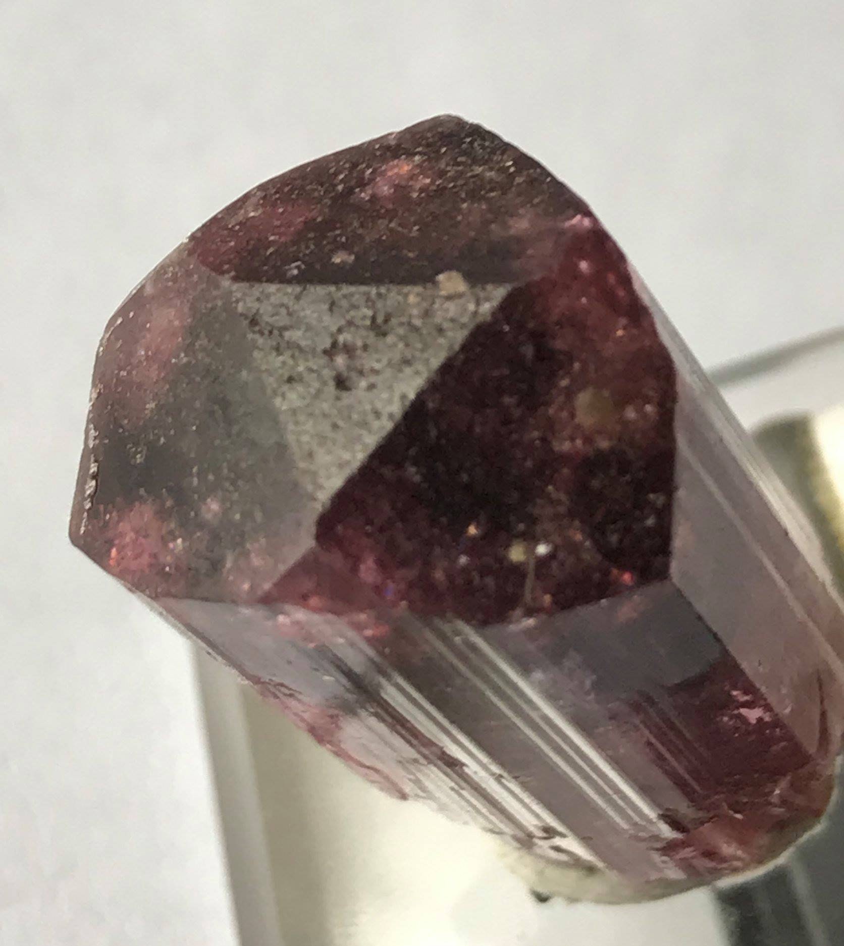 Rubellite Tourmaline Crystal, Amazing Termination, Slightly Sceptered ...