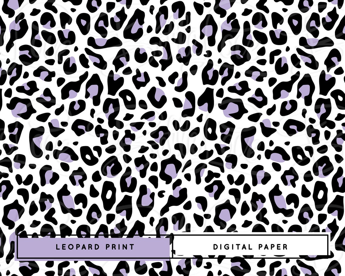 Leopard Print Digital Paper Digital Pattern Paper Background Digital ...