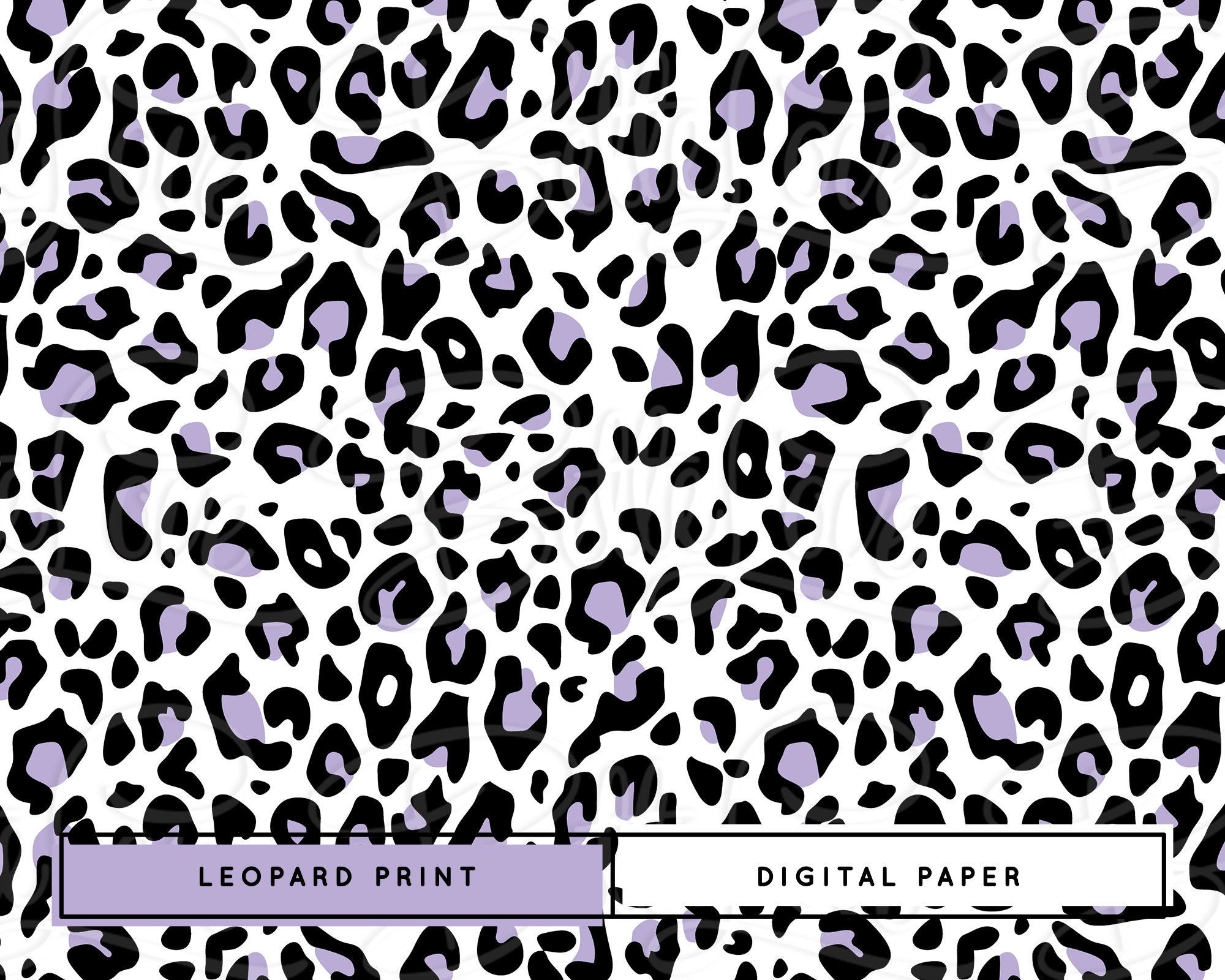 Leopard Print Digital Paper Digital Pattern Paper Background Digital ...