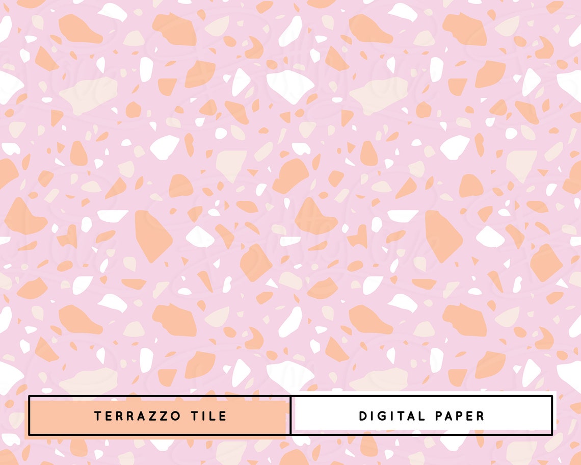 Terrazzo Digital Paper Terrazzo Tile Journal Terrazzo Wallpaper ...