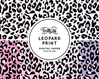 Leopard Seamless Pattern, Printable Digital Paper, Background - Etsy
