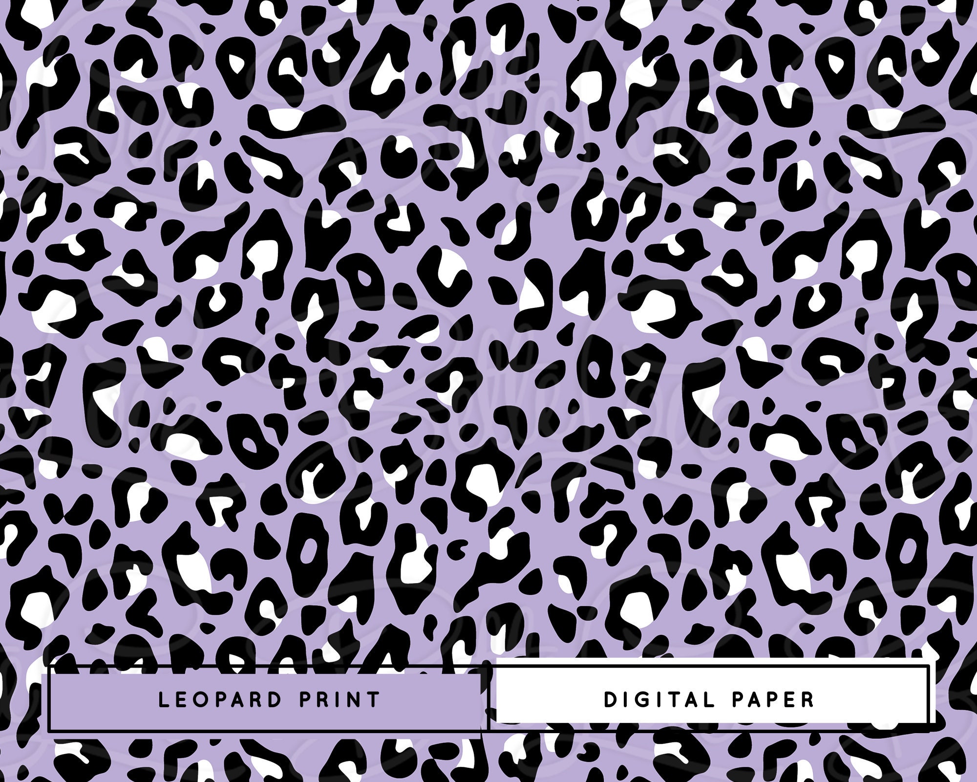 Leopard Print Digital Paper Digital Pattern Paper Background Digital ...
