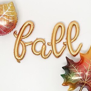 Boho Rustic Fall Balloons, Autumn Leaves, Fall Garland, Thanksgiving ...