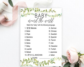 Baby shower games | Etsy