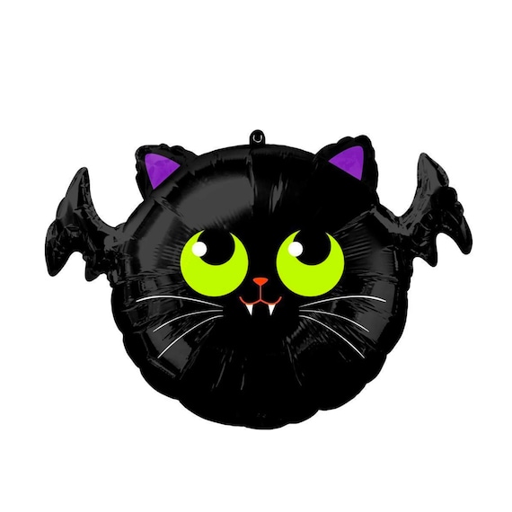 Halloween Balloon Bat Cat Balloon Bat Balloon Halloween | Etsy