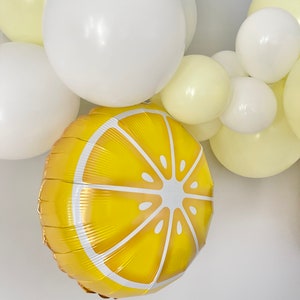Lemon Balloon Garland, Sweet Lemon Baby Shower Decorations, Main ...