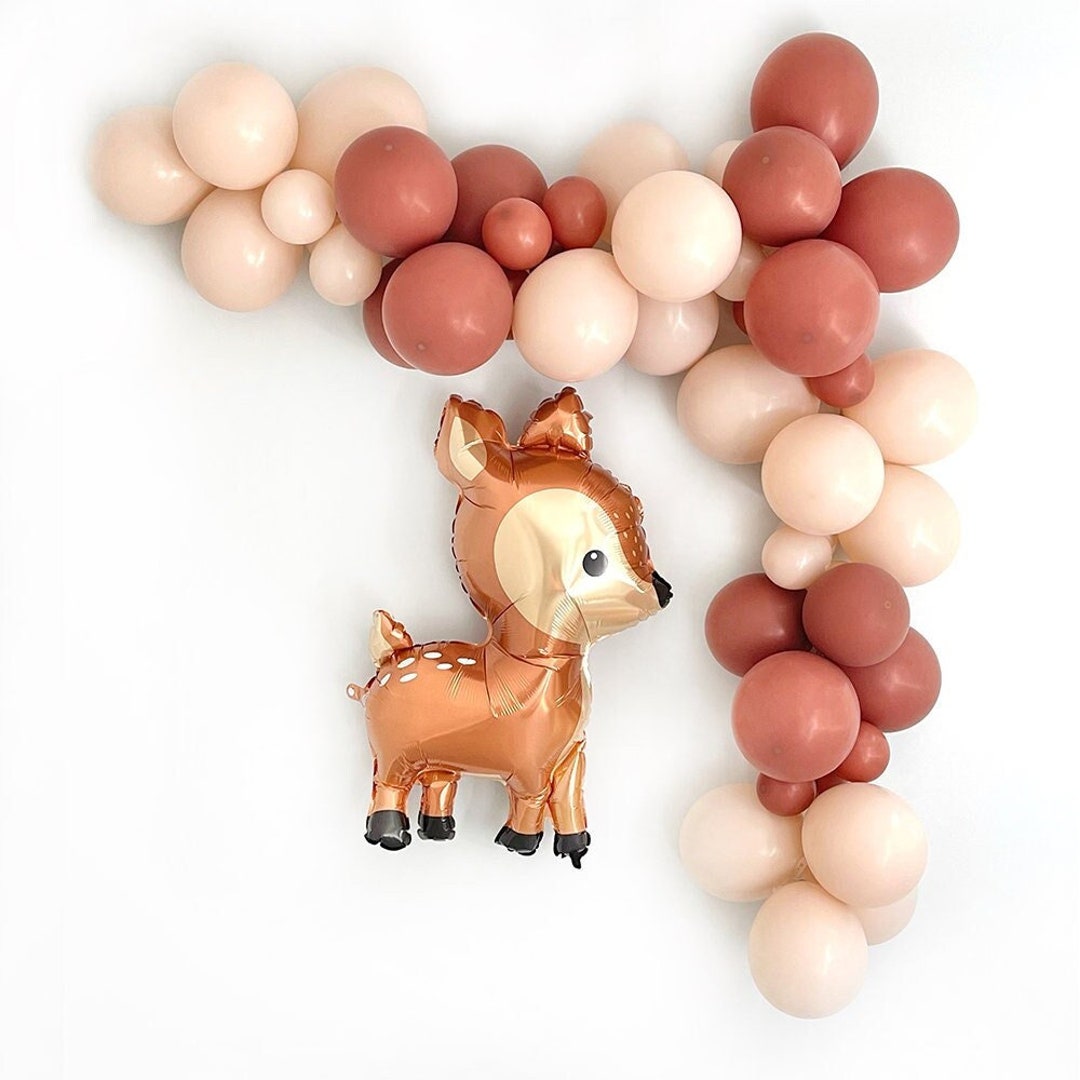 Woodland Balloon Garland, Woodland Baby Shower Decorations, Deer ...