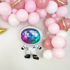 Astronaut Balloon, Outer Space Balloon Decorations, Galaxy Birthday ...