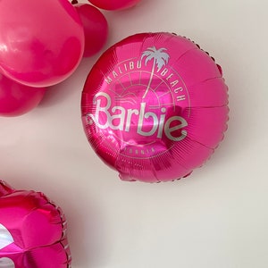 Barbie Balloon Garland, C'mon Let's Go Party Arch, Malibu Barbie ...