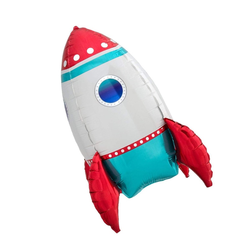 Spaceship Balloon, Outer Space Balloon Decorations, Galaxy Birthday ...