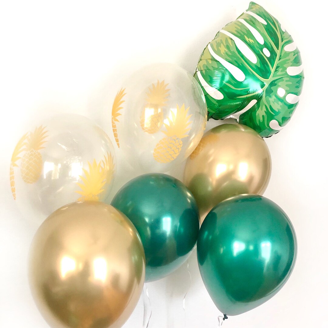 Tropical Party Balloons, Jungle Party Decorations, Safari Party Decor ...