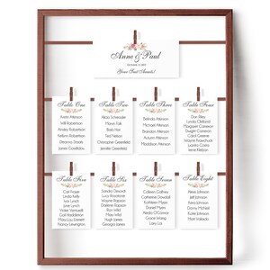 Wedding Seating Cards, Wedding Seating Plan, Country, Rustic Wedding ...